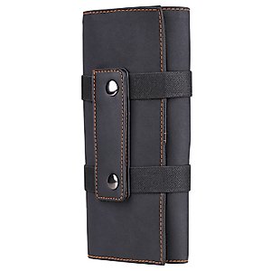 PERFEHAIR Hair Stylist Scissor Holder Pouch Cases for Hairdressers, Salon Tools Holster Bag, Soft Fabric Roll-Up Organiser