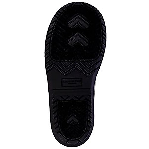 LONDON FOG Unisex Moorgate Cold Weather Warm Lined Snow Boot black ivory 3