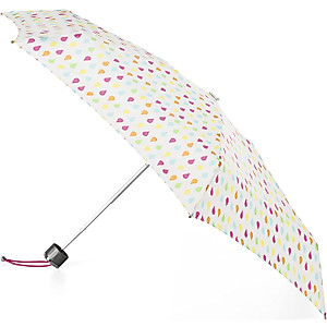 Totes MICRO MINI PURSE MANUAL UMBRELLA-MANY STYLES (Polka Dot)