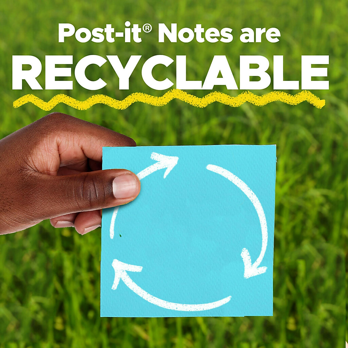 Post-it Pop-up Notes Dispenser, 3x3 in, Black Base Clear Top (DS330-BK)