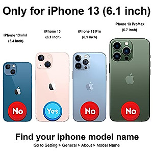 HAOPINSH for iPhone 13 Case Wallet with Card Holder, Floral Flower Pattern Back Flip Folio PU Leather Kickstand Card Slots Case for Women Girls, Double Magnetic Clasp Shockproof Cover 6.1"