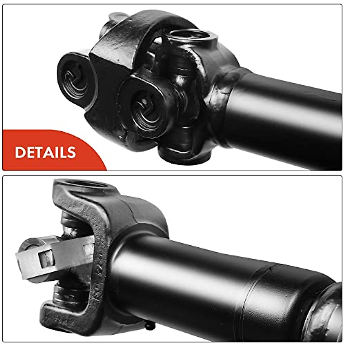 A-Premium Front Complete Drive Shaft Prop Shaft Driveshaft Assembly Compatible with Jeep Cherokee 1987-2001, Comanche 1987-1992, Wagoneer 1987-1990, 4WD Automatic Transmission, Replace# 53005542