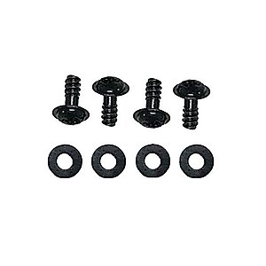 coolerguys Black Fan Screws with Anti-Vibration Washers (4 Pack)