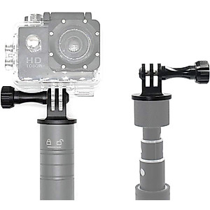 VIZEMO 2 Pack Aluminum Tripod Monopod Mount with Aluminum Thumbscrew Threaded,Mount Adapter Tripod Mount for Gopro Hero 11,10, 9, 8, 1/4 Tripod Adapter for Gopro and DJI OSMO Insta 360 Action Camera