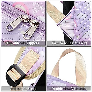 JIANYA Backpack for School Girls Backpacks Kids Backpack with Lunch Box Lightweight Bookbag School Bag for Preteen Girl