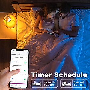 5W=40W, LED Smart Bulb, A15 Globe Shape, Compatible with Alexa, Google Home, E12, Dimmable, WiFi, Color Changing, Tunable White 2700K-6500K, G45 Ceiling Fan Light Bulbs, 1 Pack, No hub Required