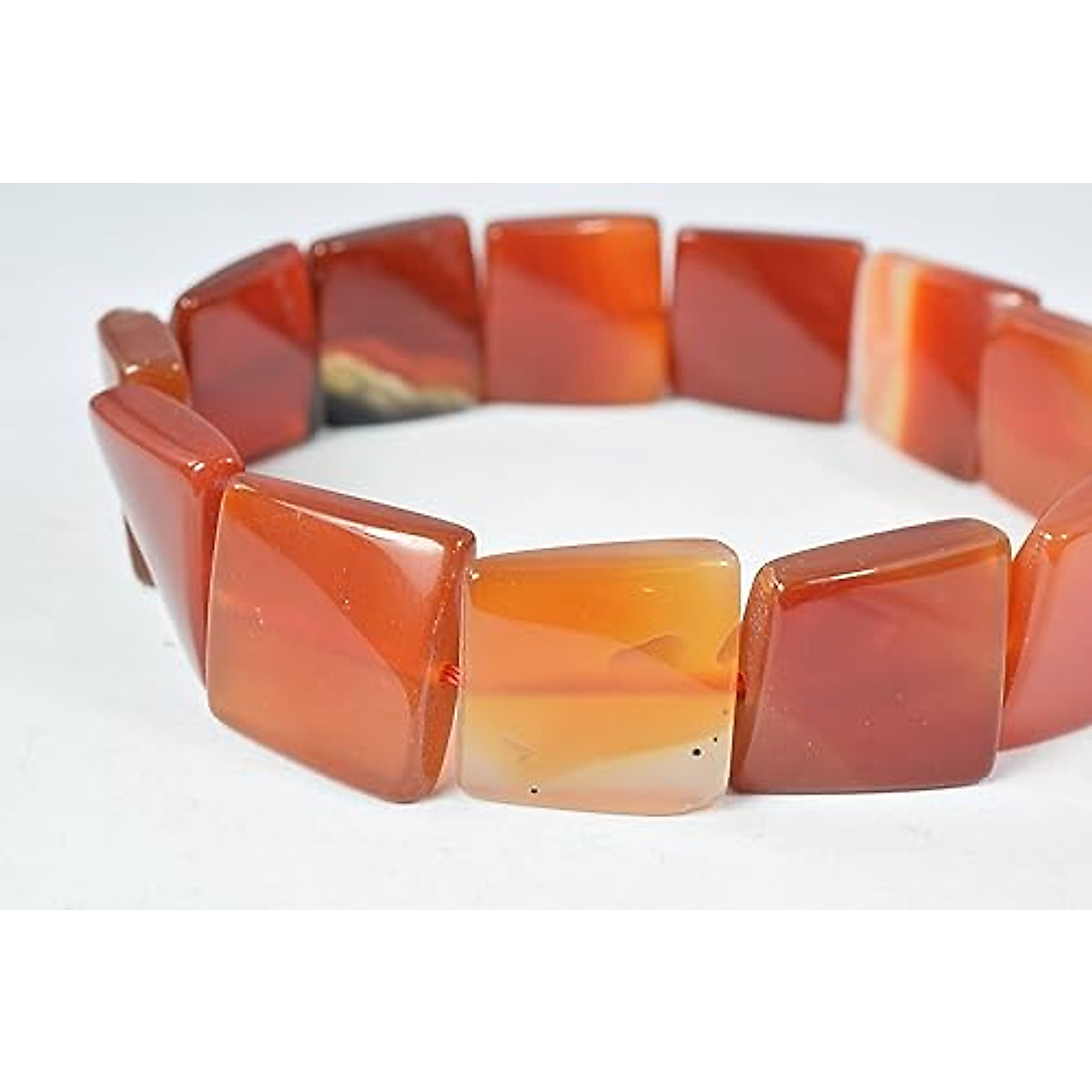 Carnelian Stone Square Beads Size 18x18mm Gemstone Beads Beads, Gemstones, Square Beads, Carnelian