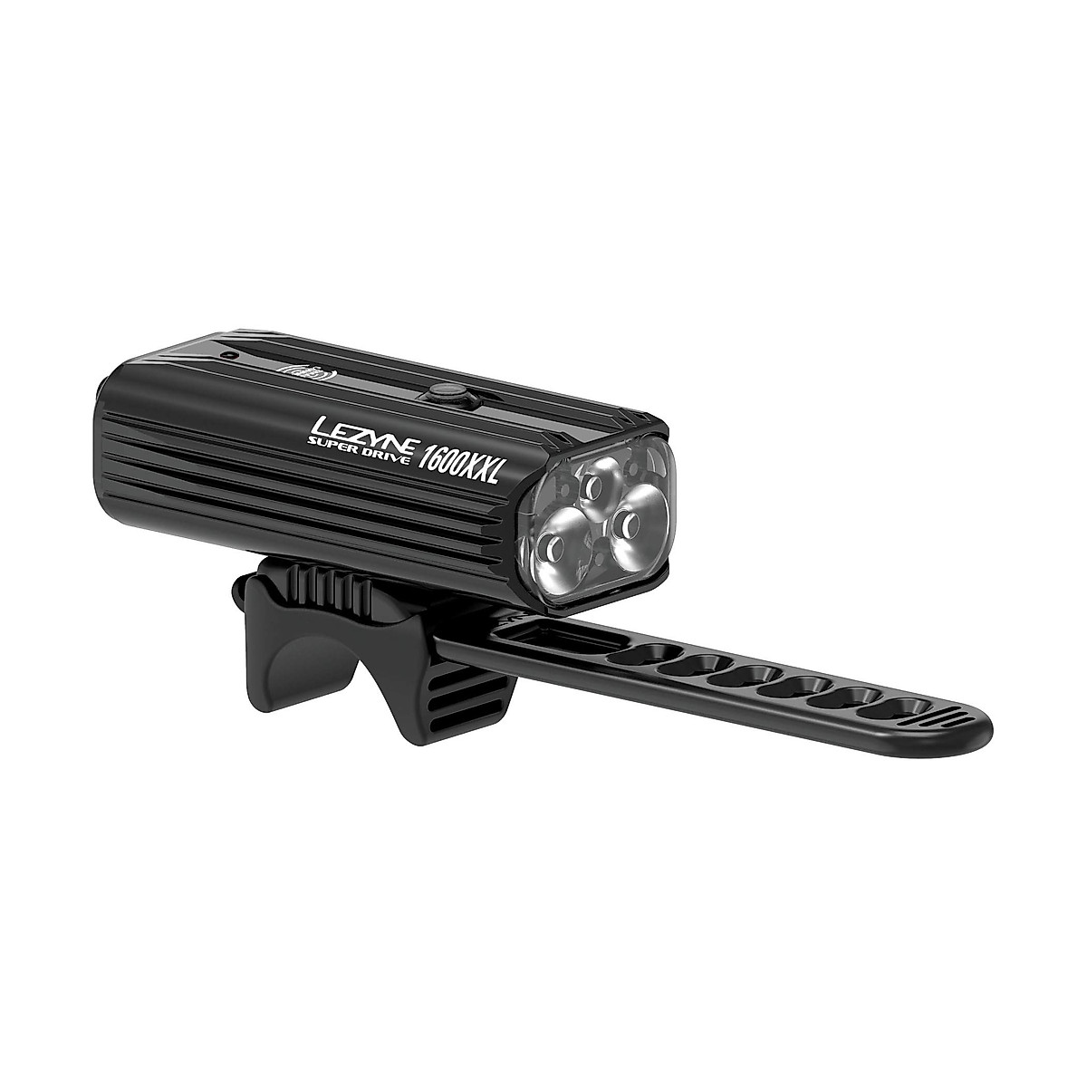 LEZYNE SUPER DRIVE 1600XXL LOADED BLACK GLOSS HEADLIGHT