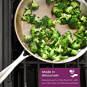 American Kitchen Premium Tri-Ply Stainless Steel Skillet - 12 Inch