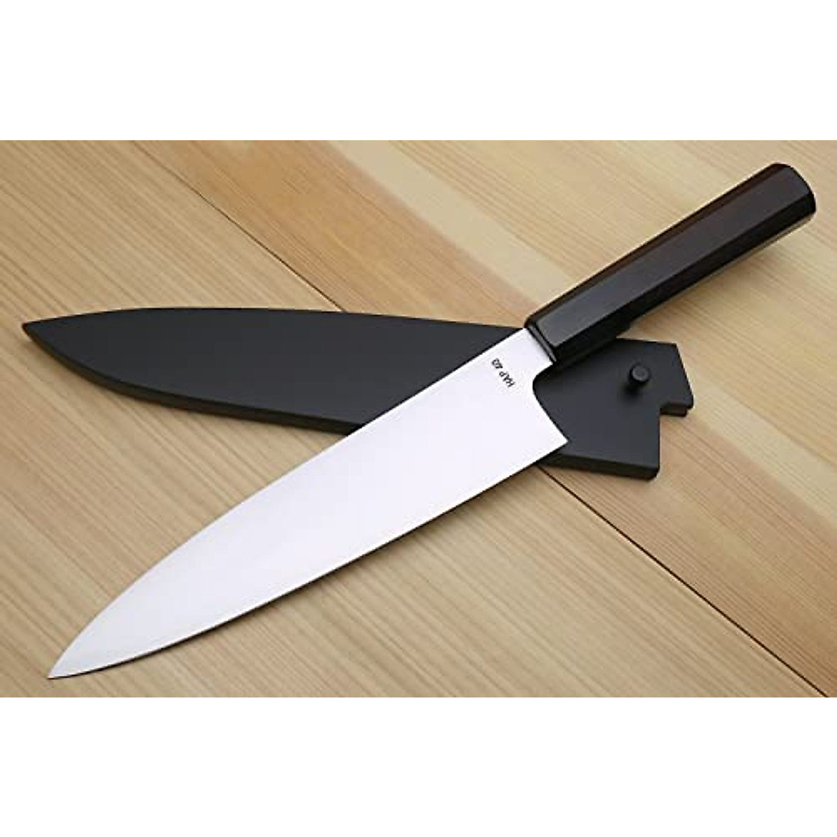 Yoshihiro HAP40 High Speed Stainless Steel Gyuto Chefs Knife Rosewood Handle (8.25'' (210mm))