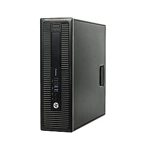 HP ProDesk 600 G1 SFF Desktop PC - Intel Quad Core i5 4570 3.2Ghz 8GB DDR3 RAM, 500GB, DVD, Display Port, USB 3.0, VGA, Keyboard, Mouse, WiFi Adapter, Windows 10 Pro(Renewed)