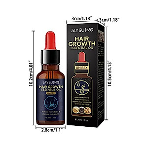 Ginger King Hair Nutrient Solution Nourishes hair roots, Polygonum Multiflorum And Ginger Herbal Hair Care Essence Nourishing Hair Hair Care Solution Preventing Hair Loss And Hair Density 30ml (1PCS)