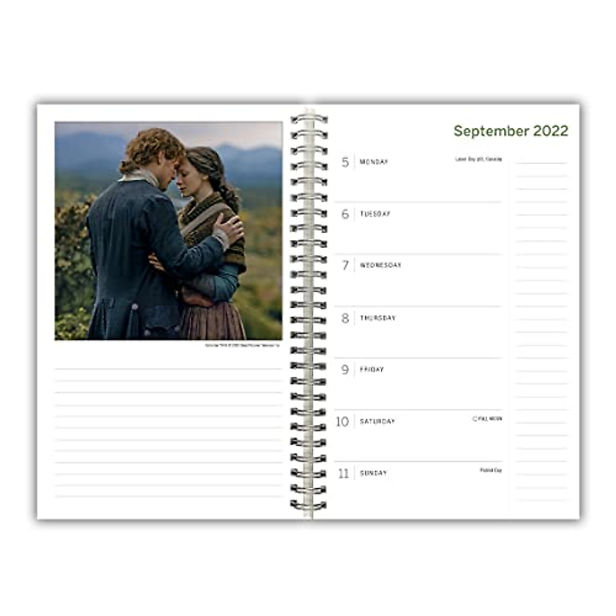 Outlander 2023 Weekly & Monthly Planner, 16-Month Engagement Calendar: September 2022 - December 2023, 6" x 9"