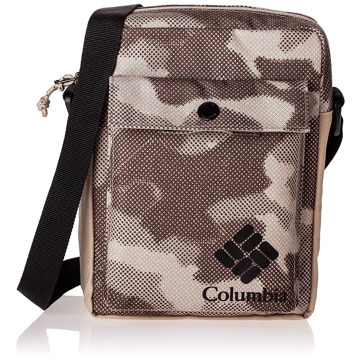 Columbia Unisex Zigzag Side Bag, Ancient Fossil Spotted Camo, One Size