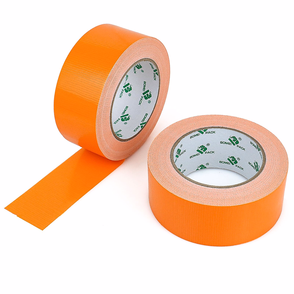BOMEI PACK Duct Tape Orange, Heavy Duty Strong Industrial Color Duct Tape 9mil x 1.88inch x 30yds for Packing and Repairing