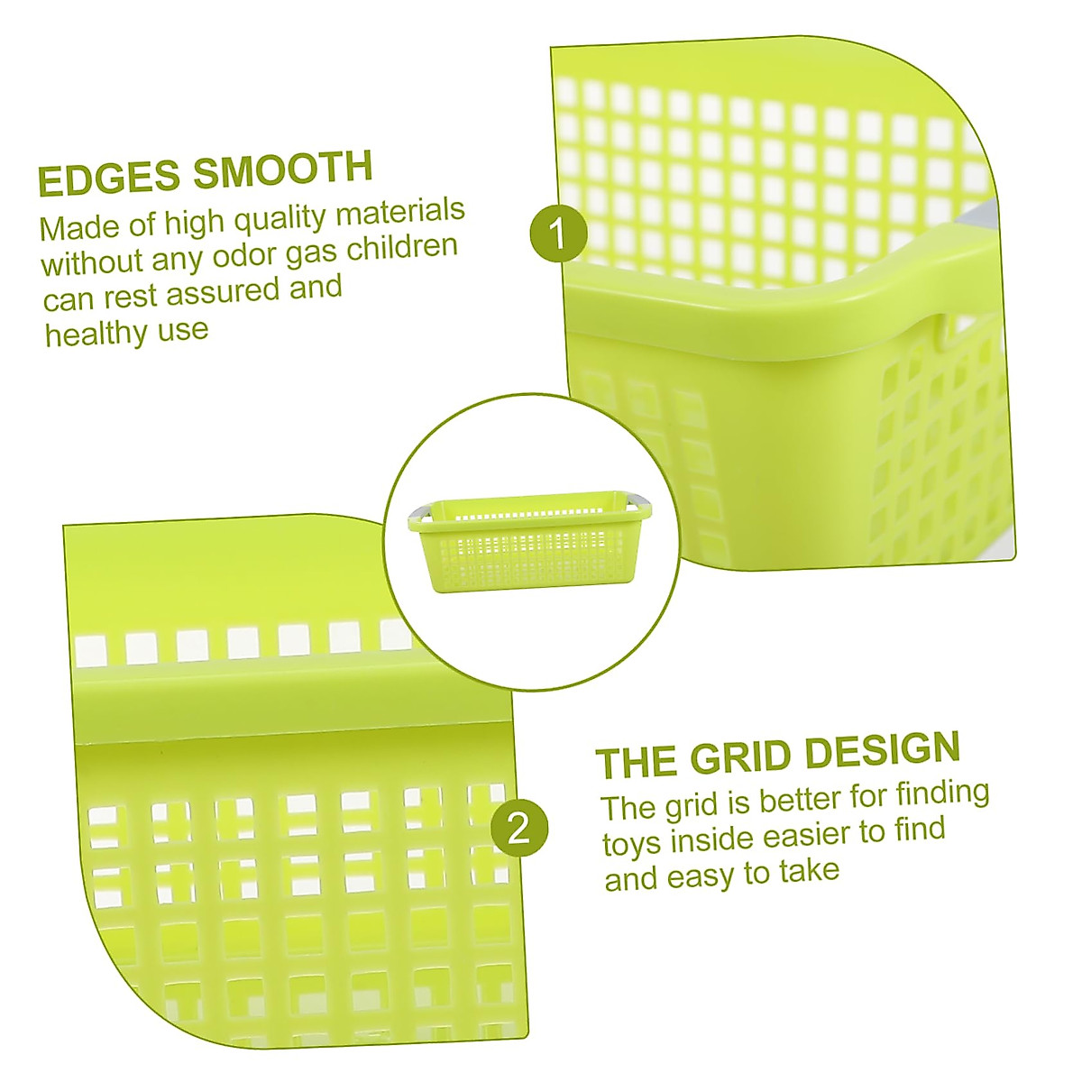 Toy Storage Basket Pp Child Desktop Basket To Weave