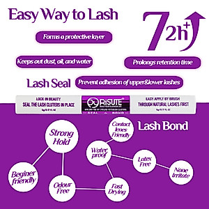DIY Lash Extension Kit at Home, 240pcs Eyelash Extension Kit Individual Lashes Kit Lash Clusters D Curl Wispy Lash Kit Eyelash Kit Lash Clusters Kit with lash bond and seal and lash Tweezers 20D&40D