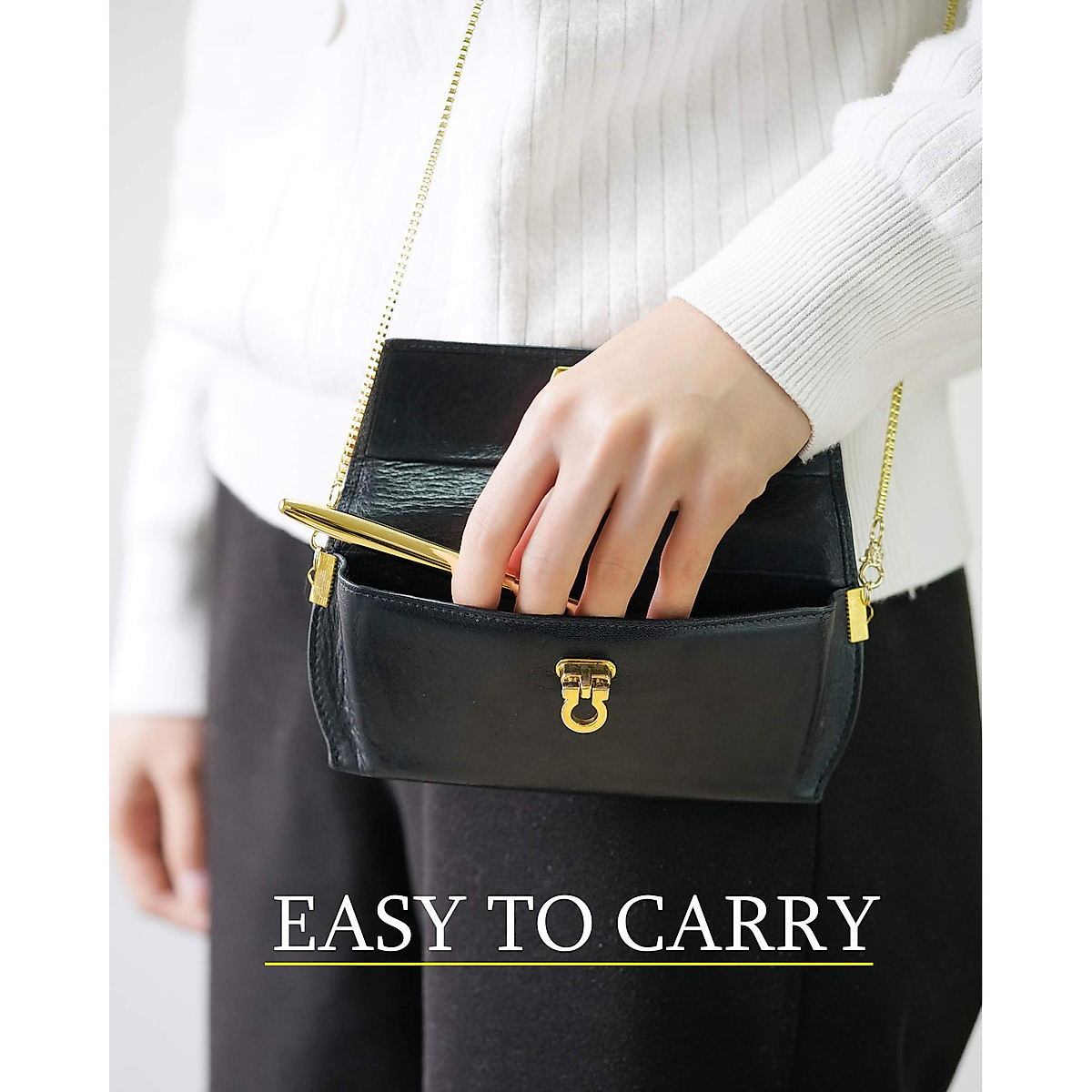 Rownyeon Travel Retractable Lip Brush Applicators Flat for Lipstick Gloss Creams Portable with Cap, Professional Makeup Brush for Women Girls As Christmas Gift and Halloween Makeup Tools