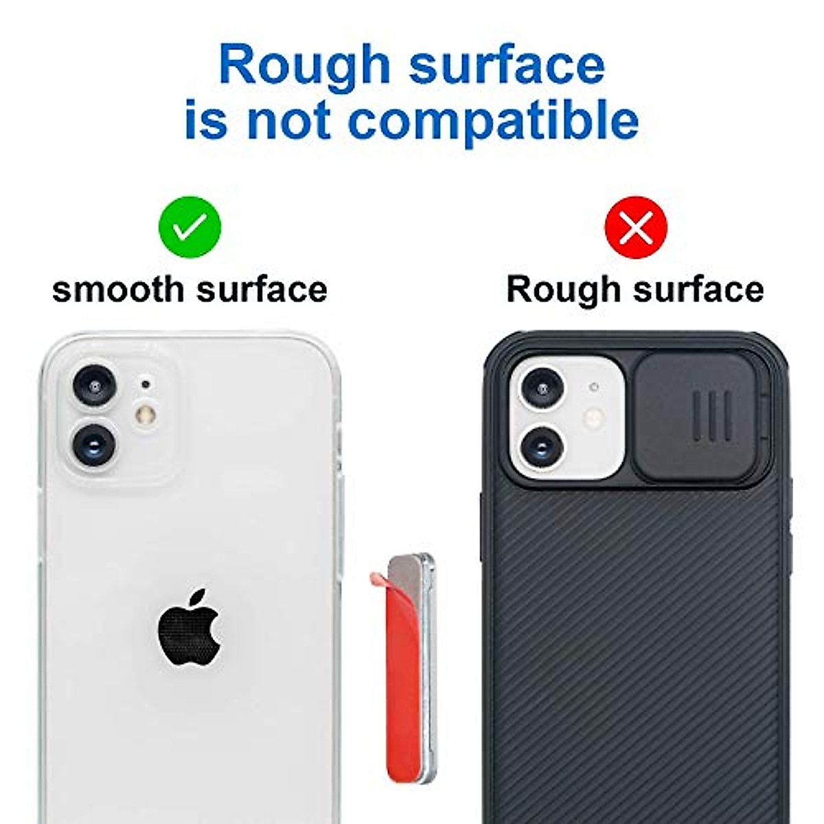 DWTB Cell Phone Kickstand,Multi-Angle Aluminum Kickstand(Adjustable Angle)(Vertical and Horizontal Stand) Compatible with iPhone 14/14 Plus/14 Pro/14 Pro Max, Black