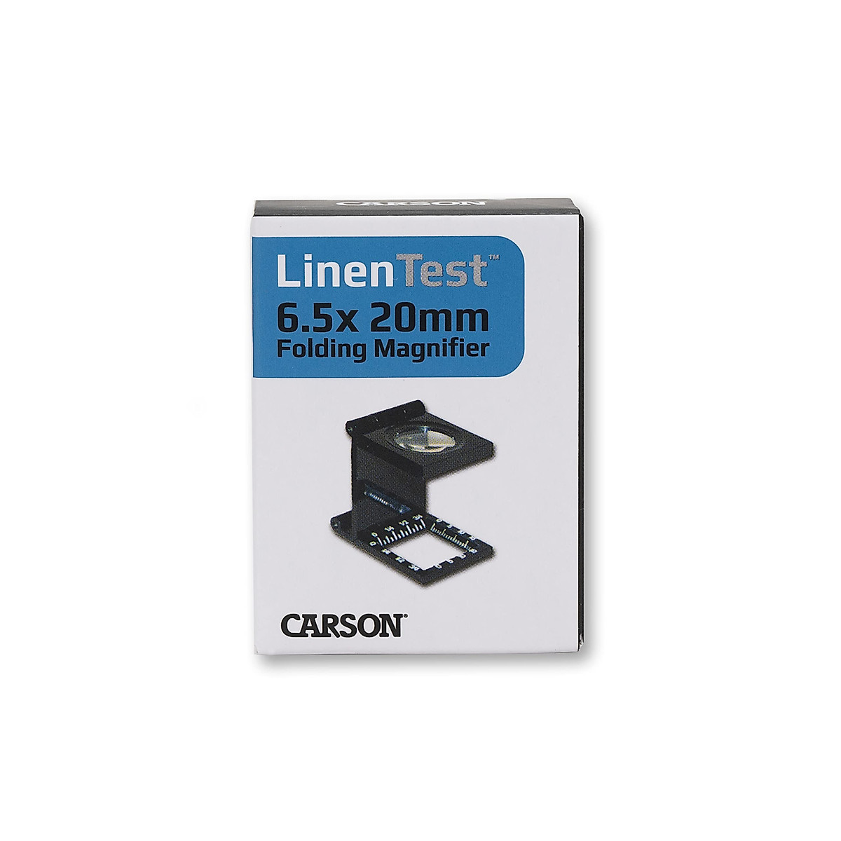 Carson® LinenTest 6.5x20mm Folding Magnifier (LT-20)