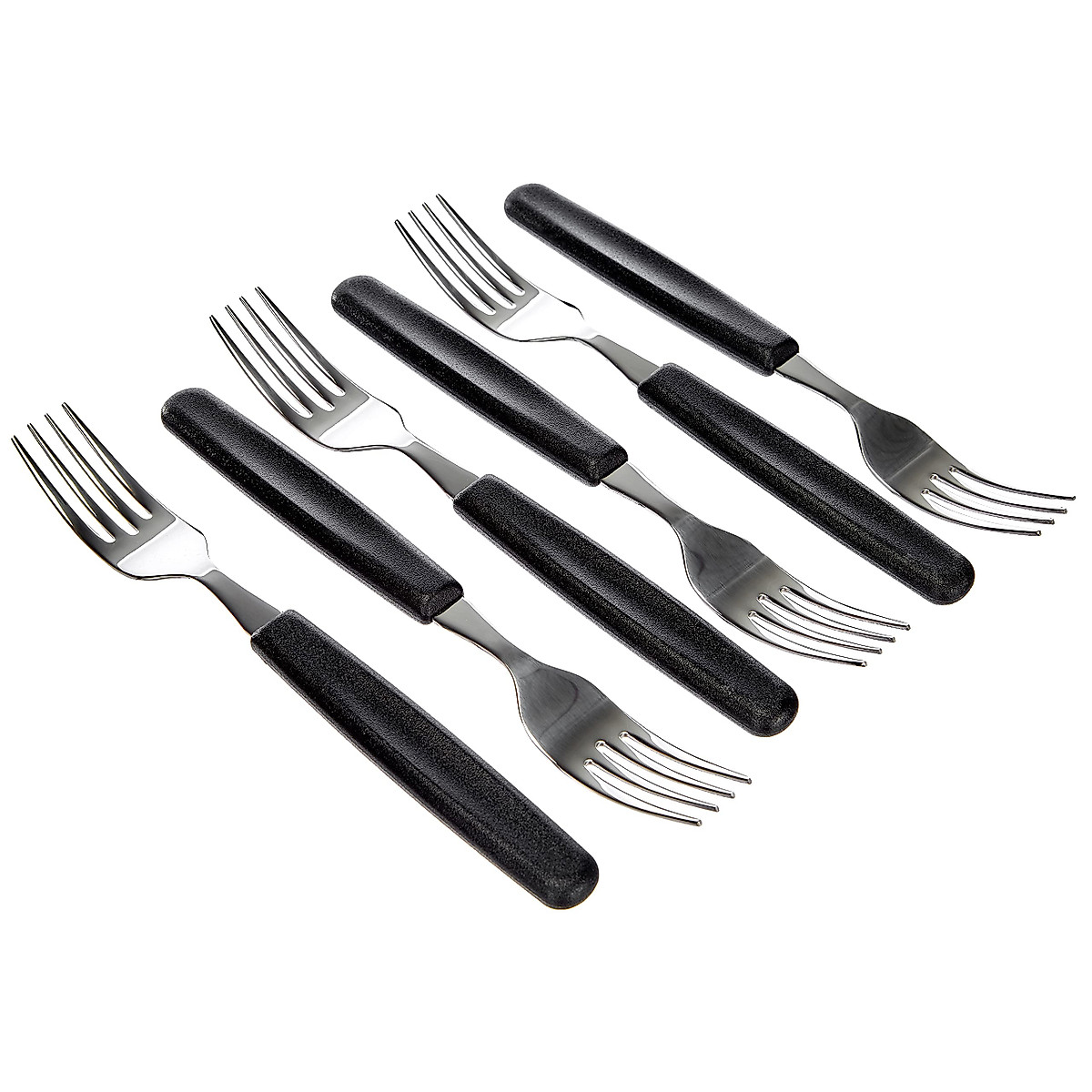 Victorinox Swiss Classic, Table Set, Set of 24, Extra Sharp Blade, Wavy Edge, 11 cm, Stainless Steel, Black