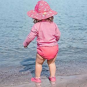 Iplay Long Sleeve Rashguard Shirt-Hot Pink-24mo