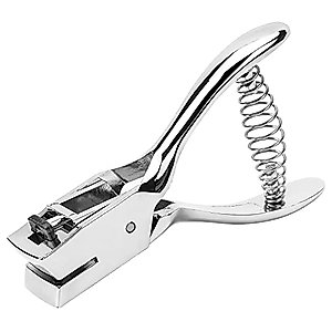 MROCO Hole Punch Slot Punch Badge Hole Punch for ID Cards,Hand Held,No Burrs Holes,One Slot Hole Puncher for ID Badges Hole Punch for Badge,Metal Hole Punch for ID Cards,Badge Holes,15mm x 3mm Hole