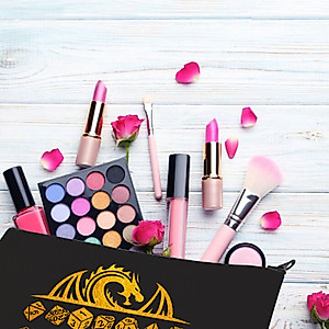 BDPWSS Tears Of My Players Funny RPG Gamer Cosmetic Bag d20 Dice Gift (tears of players bl)