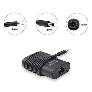 New 45W 2.31A AC Power Charger Fit for Dell XPS13 9350 XPS13 9360 XPS13 9365 Laptop Power Supply Adapter Cord…