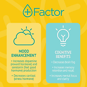 Plus Factor Cellular Boost Complex - 3% USP Grade Methylene Blue & Silver Nano Particles - Improved Focus & Memory - Mitochondria Booster - 30ml