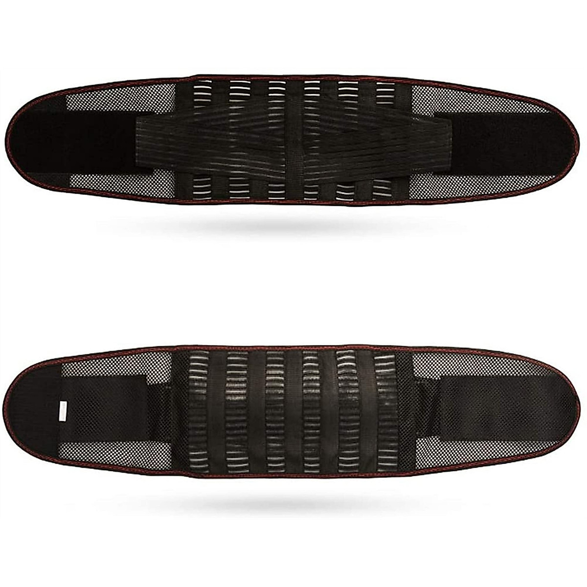 Breathable Lumbar Support Pain Relief Adjusable Self-Heating Magnetic Therapy Prevention Spine Injury and Improves Posture Lower Back Belt Brace Unisex (Size : X-Large)