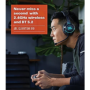 JBL Quantum 810 - Wireless Over-Ear Performance Gaming Headset with Noise Cancelling