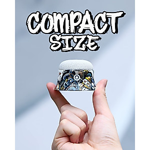 MiLi Small Magnetic Bluetooth Speaker, Compatible with MagSafe iPhone 12/13, Mini Wall Mountable True Wireless Portable Speaker for Golf Cart Tiny Speaker for Gifts (2 PCS, Snowman)