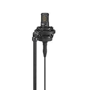 Sony Media C-80 Unidirectional Studio Condenser Microphone with Advanced Capsule Technology, Dual Diaphragm Configuration, and Acoustic Shifting Circuit