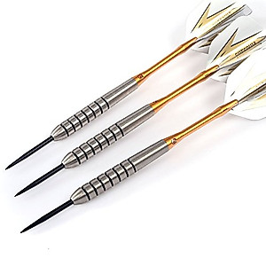 CUESOUL 19 Grams Tungsten Steel Tip Darts Set 90% Tungsten