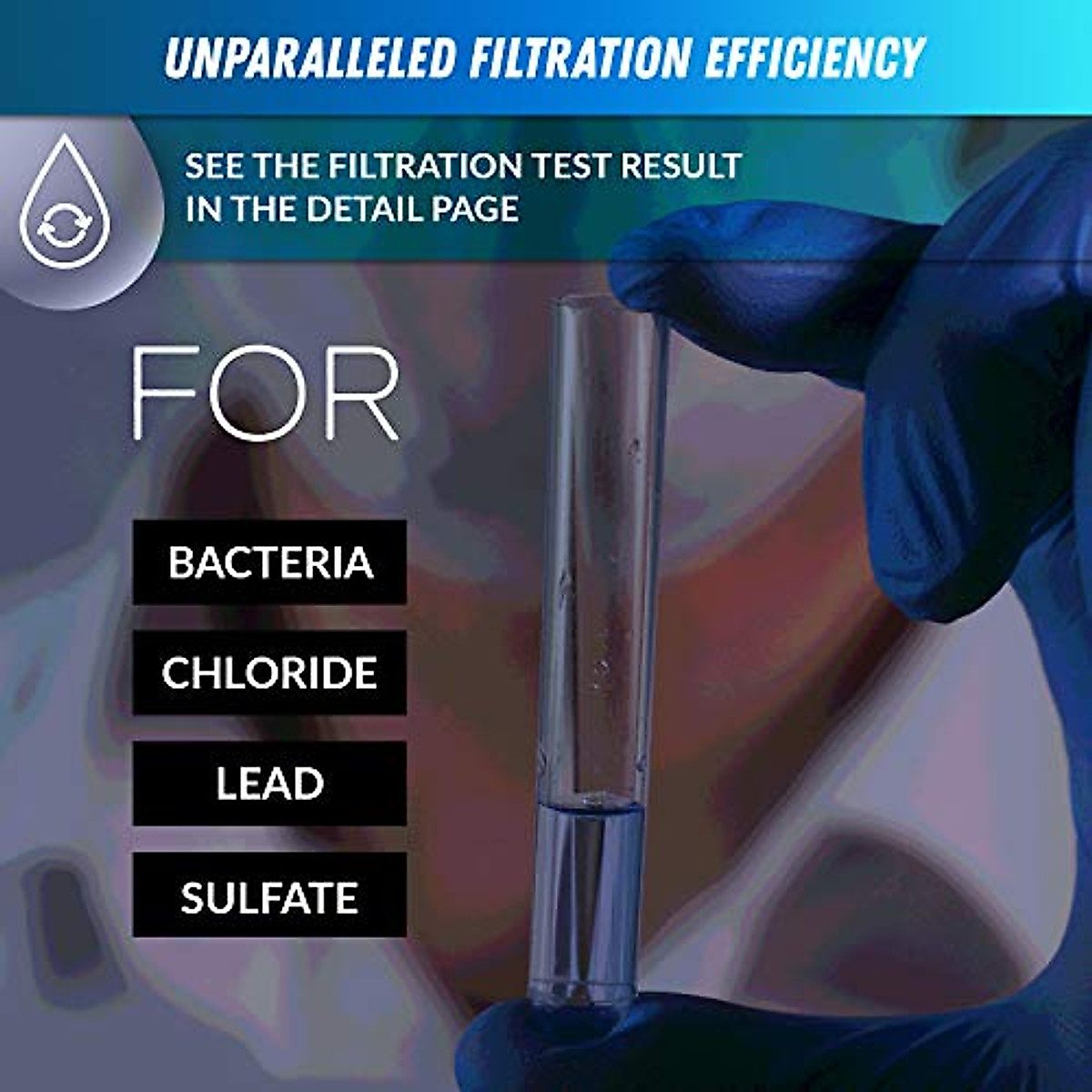 iSpring FDF1 Faucet Mount Water Filter Replacement Cartridge for DF1/DF2