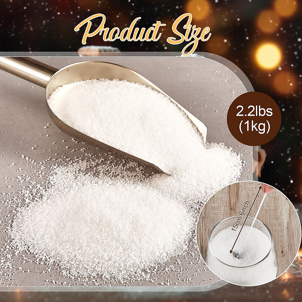 Dansib Pearled Candle Set Including 35.2 Oz Pearl Wax Refillable Beaded Wax Sand 100 Pieces Pre-Waxed Candle Wicks 6 inch for Candle Making, with Black Gift Box