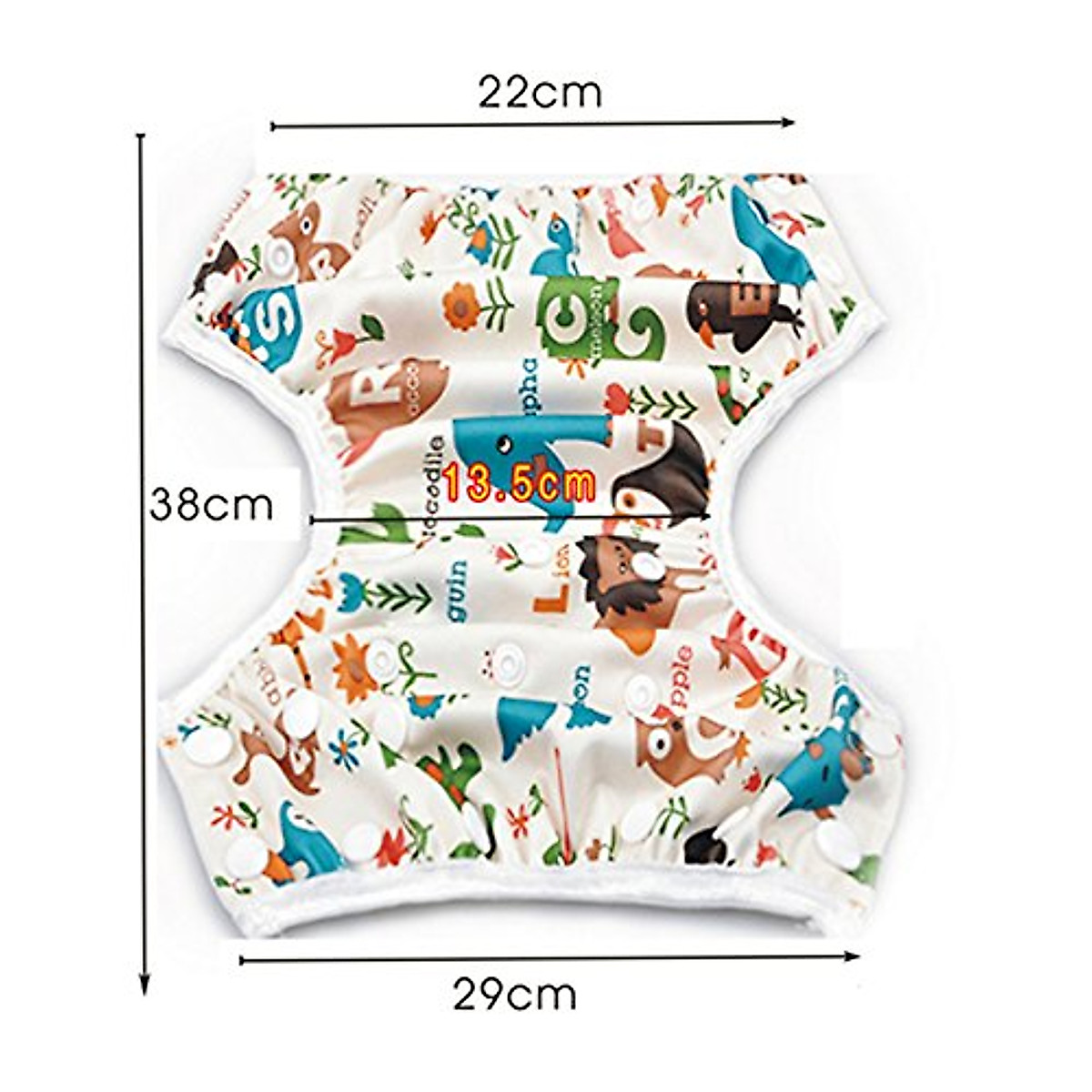 Storeofbaby Reusable Baby Swim Diaper Adjustable Swimwear for Toddlers 0-3 Years