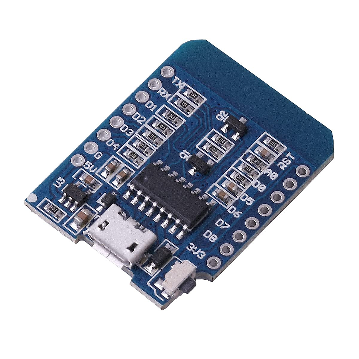 SP8266 ESP-12 ESP-12F NodeMcu Mini D1 Module WeMos Lua 4M Bytes WLAN Internet Development Board Base on ESP8266 ESP-12F for Ar-duino,Compatible with WeMos D1 Mini