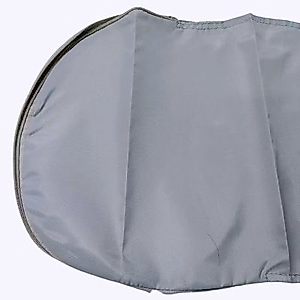 Ophthalmic Grey Universal Phoropter Refractor Protective Dust Cover Nylon Zipper 19" L x 13" W