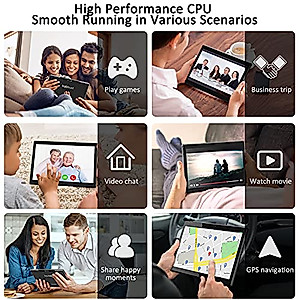 2024 Tablet Android Tablet Octa-Core Processor 64GB Storage 1TB Expandable, 2+8MP Dual Camera, Tablets PC