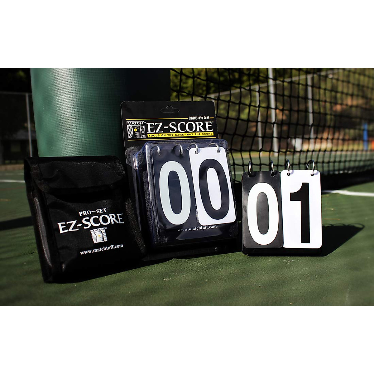 Match Tuff EZ Score (0-6) | Portable Tennis Score Keeper | EZ-FLIP | Outdoor/Indoor