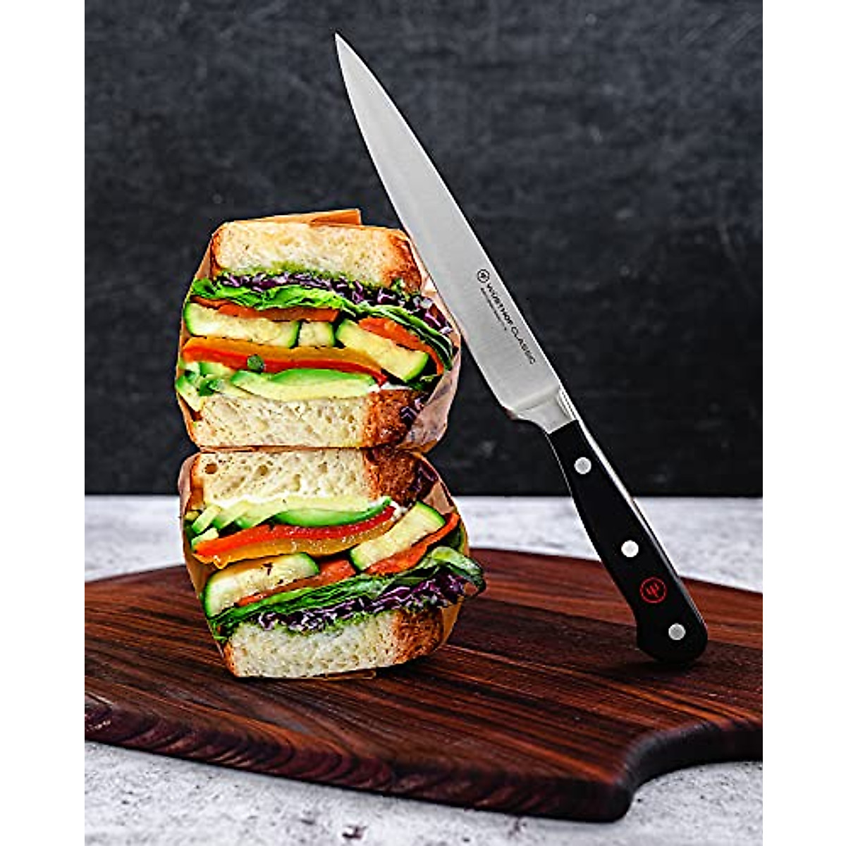 WÜSTHOF Classic 6" Utility Knife, Black