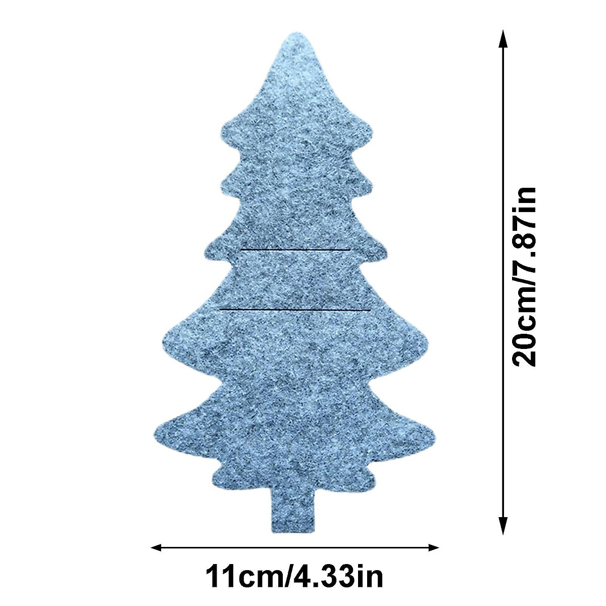 Christmas Tableware Holders Knifes Forks Bag Christmas Tree Silverware Pouch Pockets Christmas Centerpieces Table Decorations Holiday Party Supplies Favors Christmas Tree Cutlery Holders