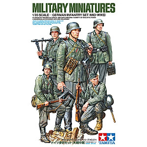 Tamiya 35371 1/35 German Infantry Set Mid WWII