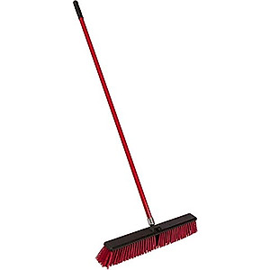 Tidy Tools Large 24'' Multi-Surface Push Broom with Alloy Handle