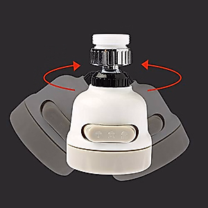 INIFLM 360° Rotating Kitchen Faucet Booster Shower, Water-Saving Filter Universal Splash-Proof Nozzle
