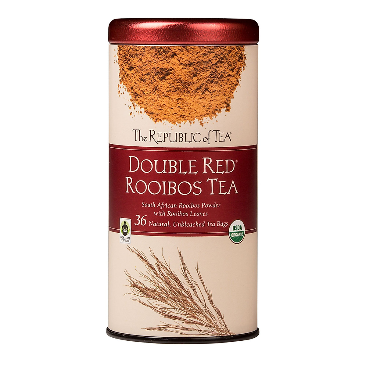 The Republic of Tea, Double Red Rooibos, 36 Count