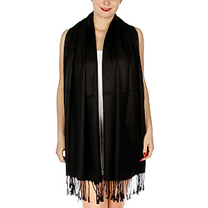 SERENITA Pashmina Shawls Wraps for Women. Dress Cover Up Formal. Cashmere Feel Wrap for Evening Dress.