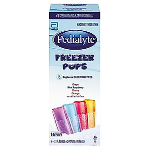 DSS Pedialyte FREEZER POP Nutritional Supplement 2.1OZ (16 Per Box)
